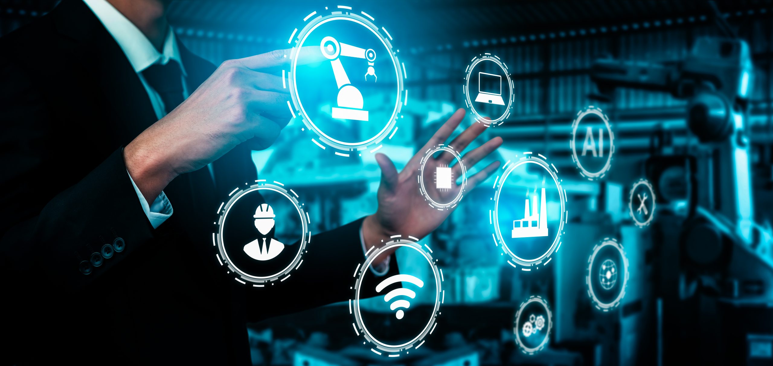Industry 4.0 technology concept – Smart factory for fourth industrial ...